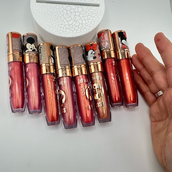 Miss Betty | Makeup | Mickey Mouse 8 Pack Bling Lip Gloss Set Mix Brand ...